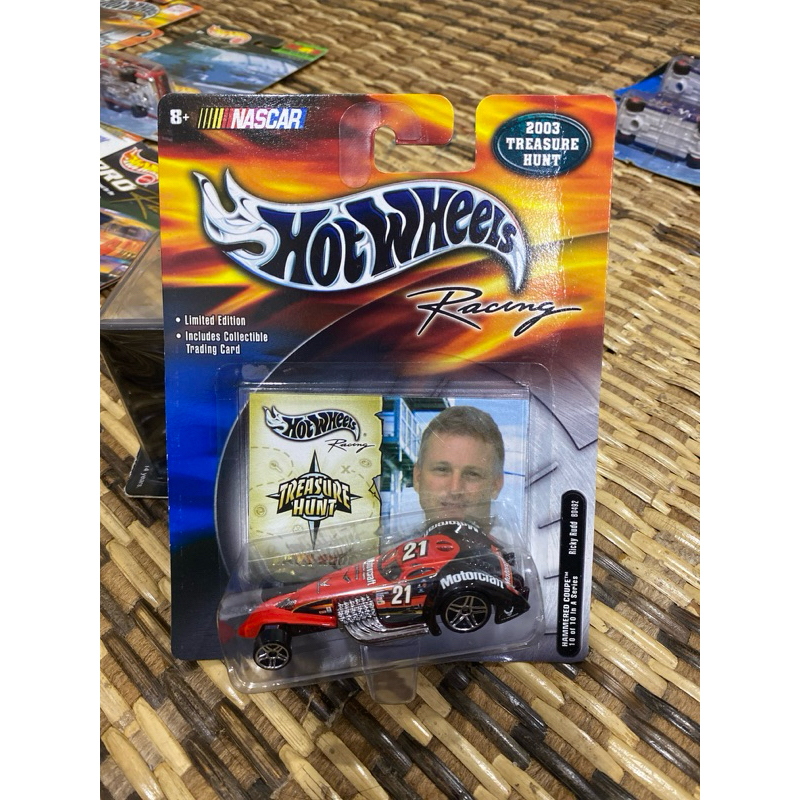 Hot Wheels Nascar Treasure Hunt Hammered Coupe Ricky Rudd #21 ...