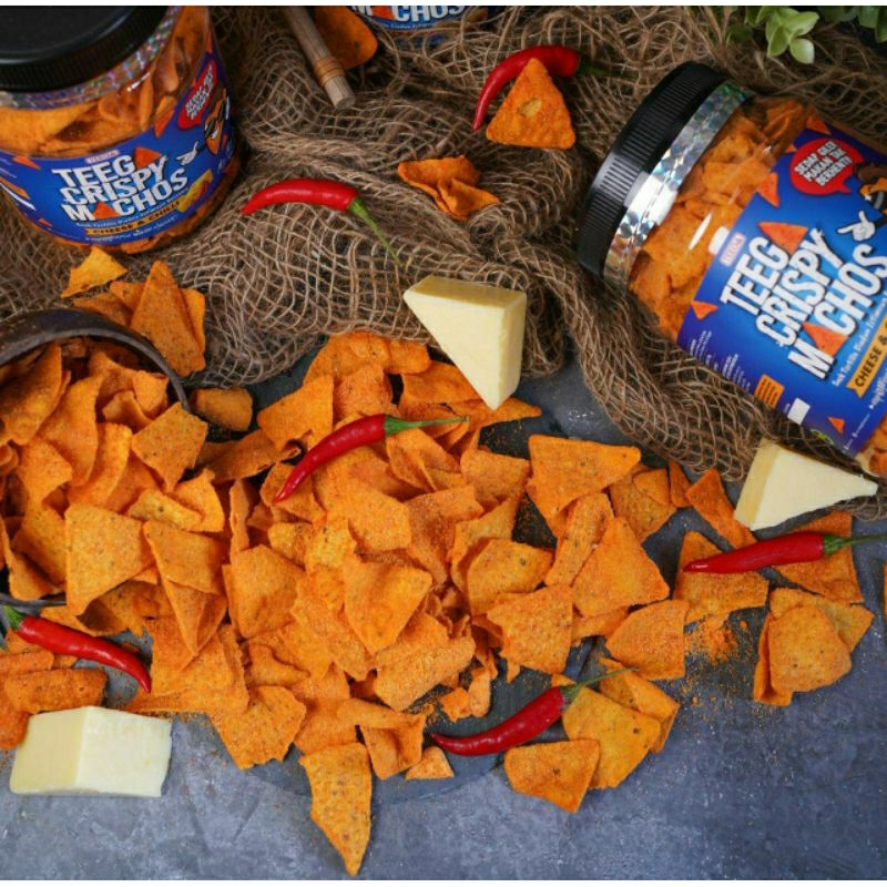 [BORONG] 6pek Teega Crispy Snack + FREE GIFT | Shopee Malaysia