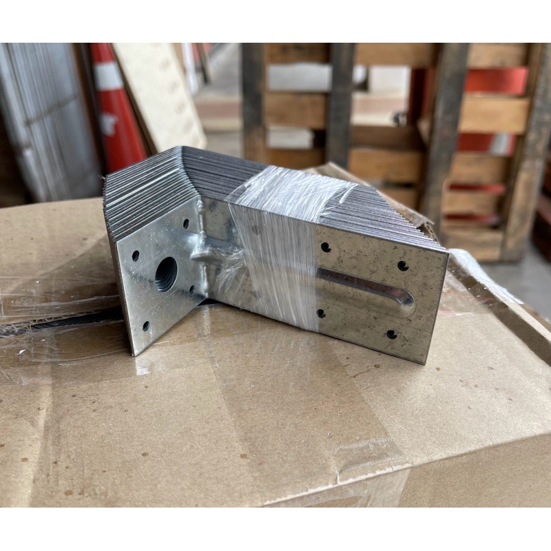 2" x 4" x 1.5mm Galvanized Iron (GI) L Bracket / L Bracket Besi Atap ...