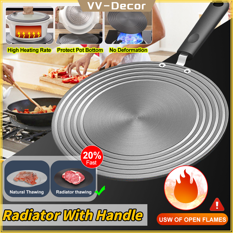 Heat Diffuser With Handle For Gas Stove 28cm Kitchen Defrost Tray Heat Conduction Plate Dapur ...