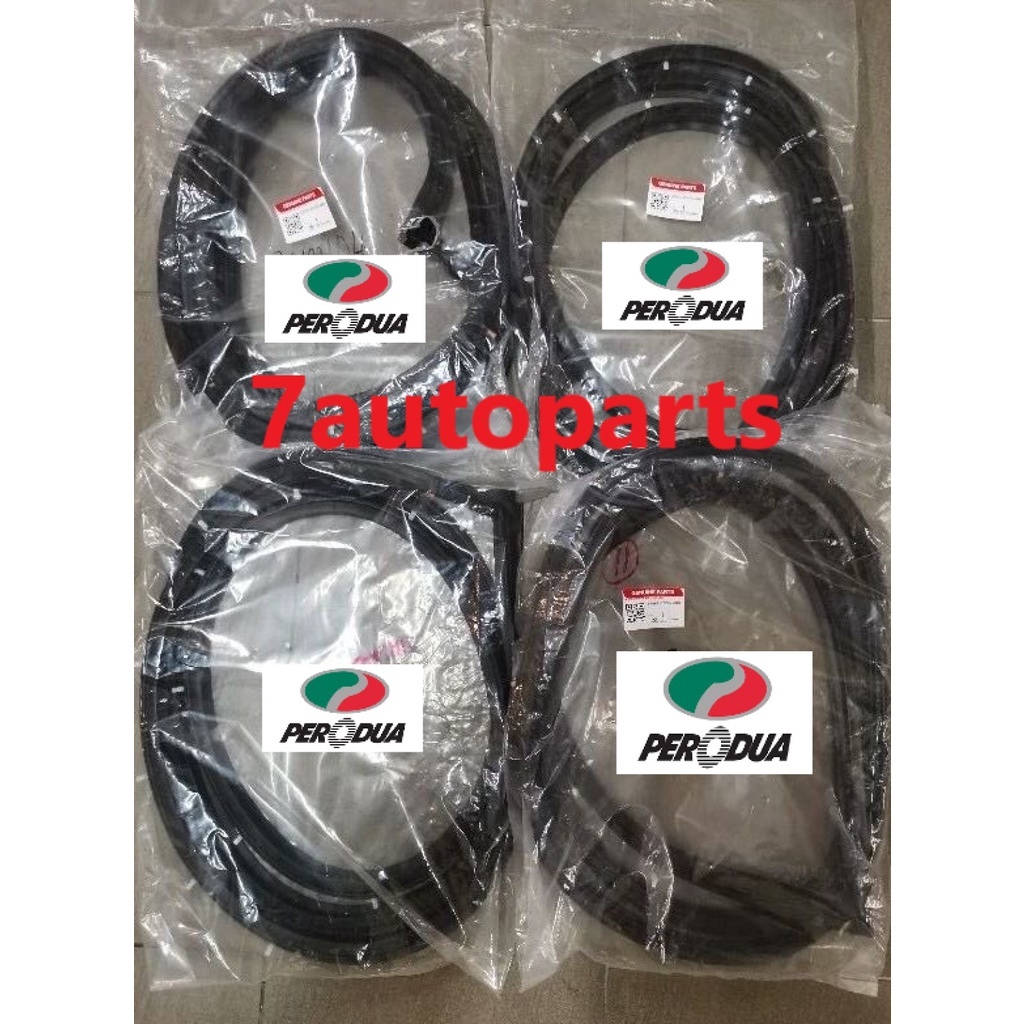 100% ORIGINAL KANCIL ALL MODEL DOOR RUBBER / WEATHERSTRIP/PINTU GETAH ...