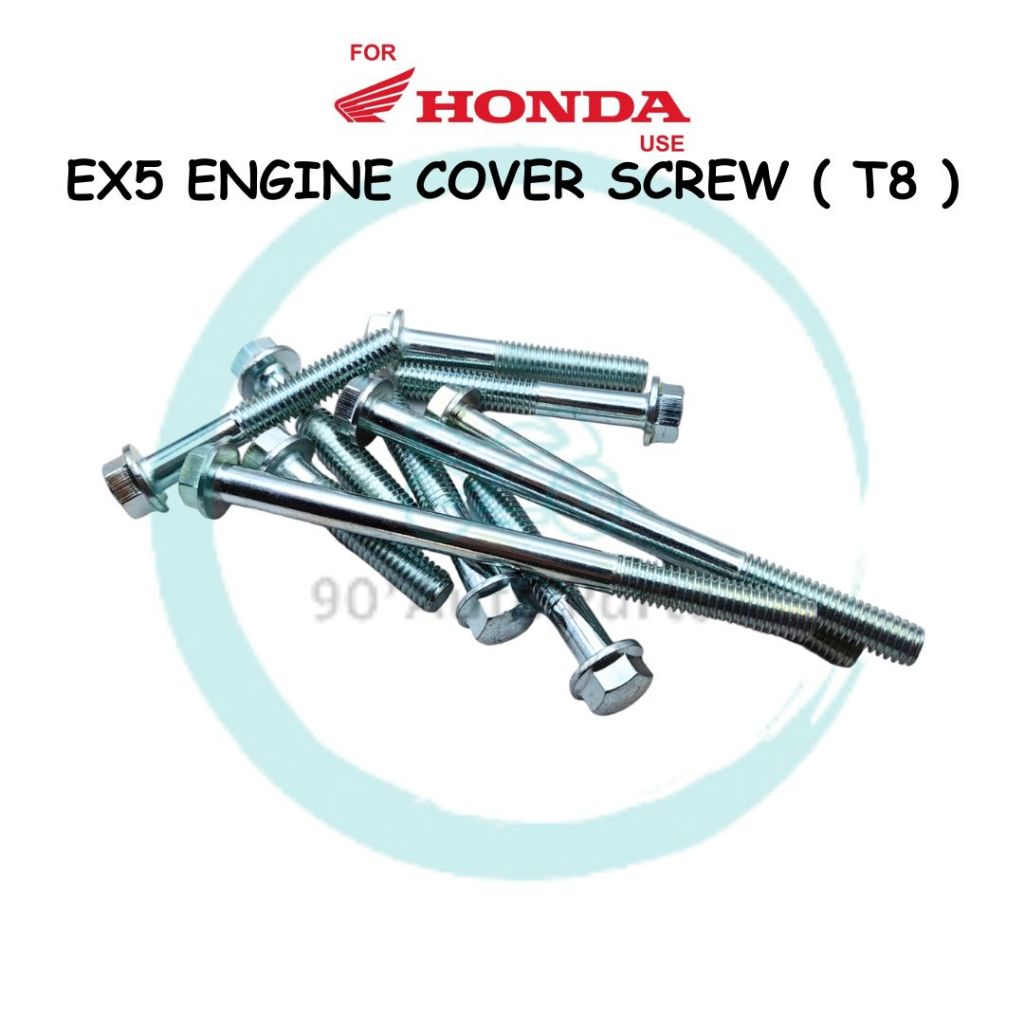 ENGINE COVER SCREW T8 SET MOTOR HONDA EX5 HIGH POWER CLUTCH COVER SCREW ...