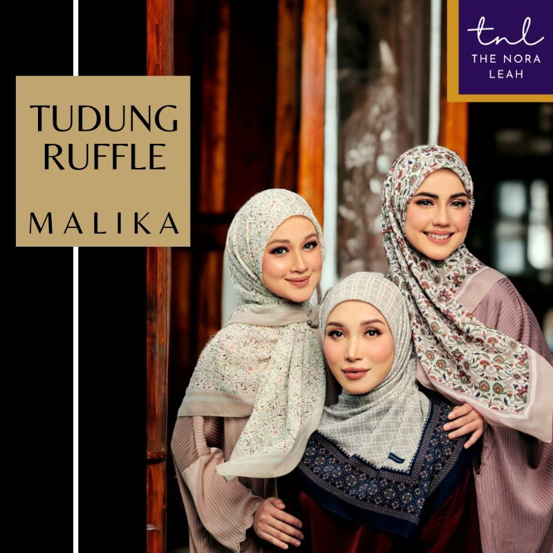 TUDUNG RUFFLE MALIKA EDISI RAYA 2024 | Shopee Malaysia