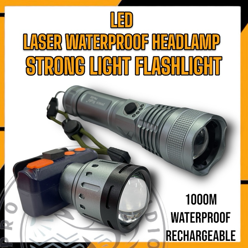 Peace Night White Laser Super Strong 1000m LED Headlamp Flashlight Waterproof PN-125 PN-032 ...