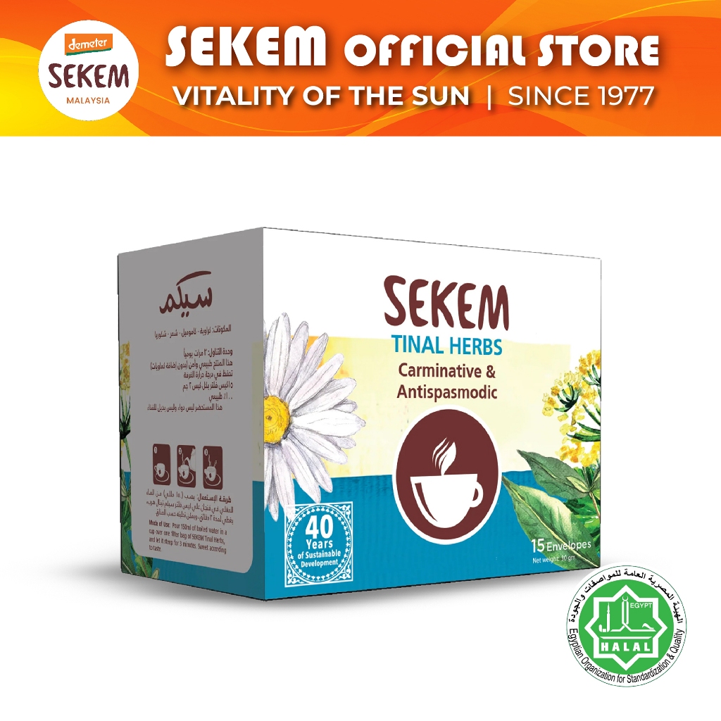 SEKEM ORGANIC TINAL HERBS TEA (15 FILTER BAGS/BOX) | Shopee Malaysia