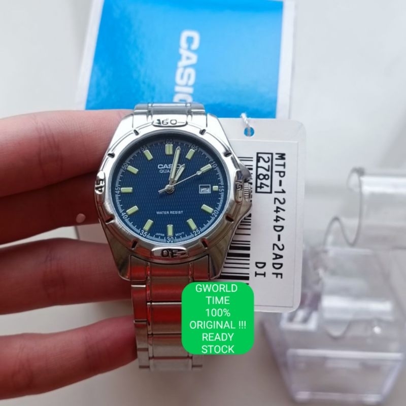 CASIO ORIGINAL MTP-1244D-2A/MTP-1244D-2ADF/MTP-1244D/MTP1244D | Shopee Malaysia