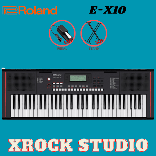 Roland E-X10 Portable Keyboard With Keyboard Stand, Damper Pedal ( EX10 / E X10 ) | Shopee Malaysia