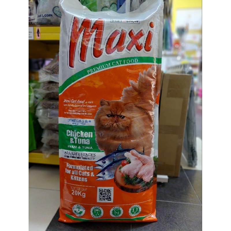MAXI CAT FOOD ORIGINAL PACK 20KG | Shopee Malaysia