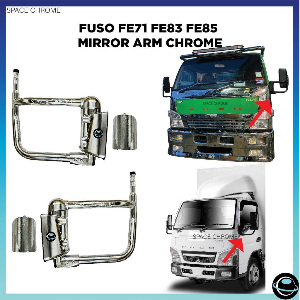 MITSUBISHI CANTER FUSO FE FE83PG FE85 MIRROR ARM CHROME LORRY TRUCK AKSESORI | Shopee Malaysia