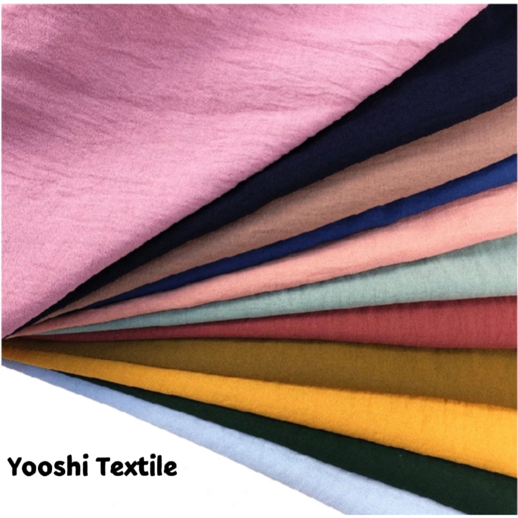 premium CEY CREPE Kain pasang fabric width 60 inch soft and smooth ...