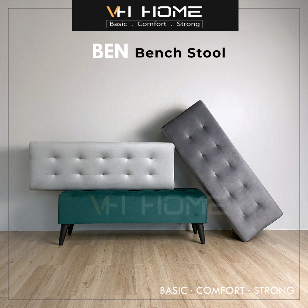 VH BEN Bench Stool Bench Chair 4ft Stool Long Stool Kerusi Panjang ...