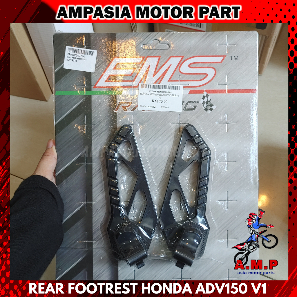Rear Footrest For Honda Adv-150 V1 Adv150 Adv 100% EMS Brand High ...