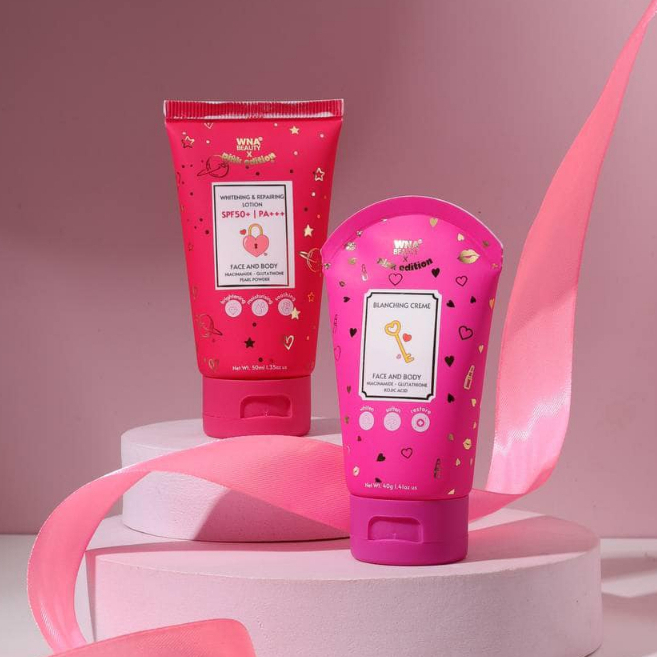 🍀 WNA BEAUTY WHITENING & REPAIRING LOTION SPF50 / PA+++ FACE N BODY ...