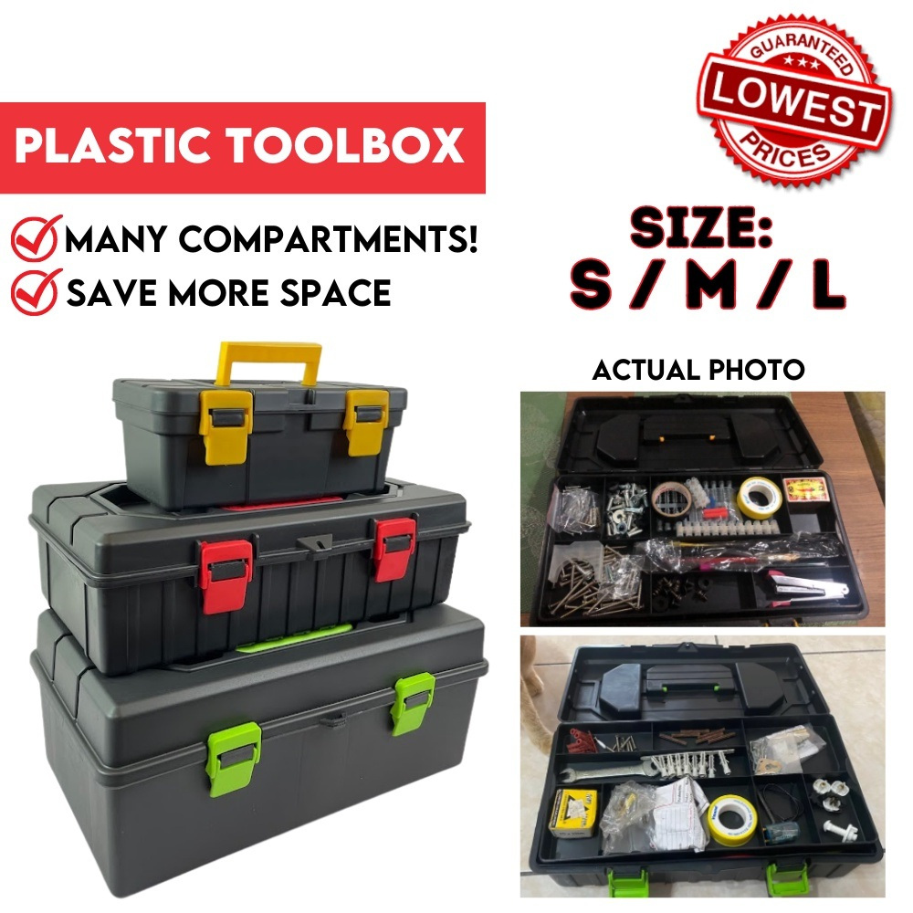 ToolBox Plastic Tool Box Set Spanar Box Plastic Storage Toll Box ...