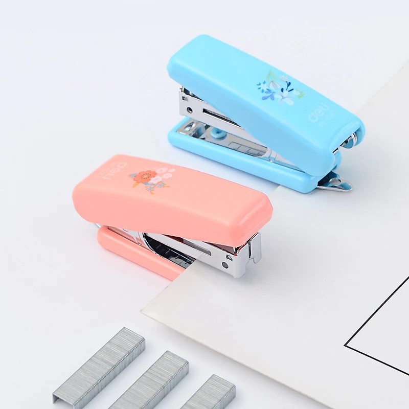 Deli 0222 Mini Flower Stapler Cute Stationery Office School | Shopee ...