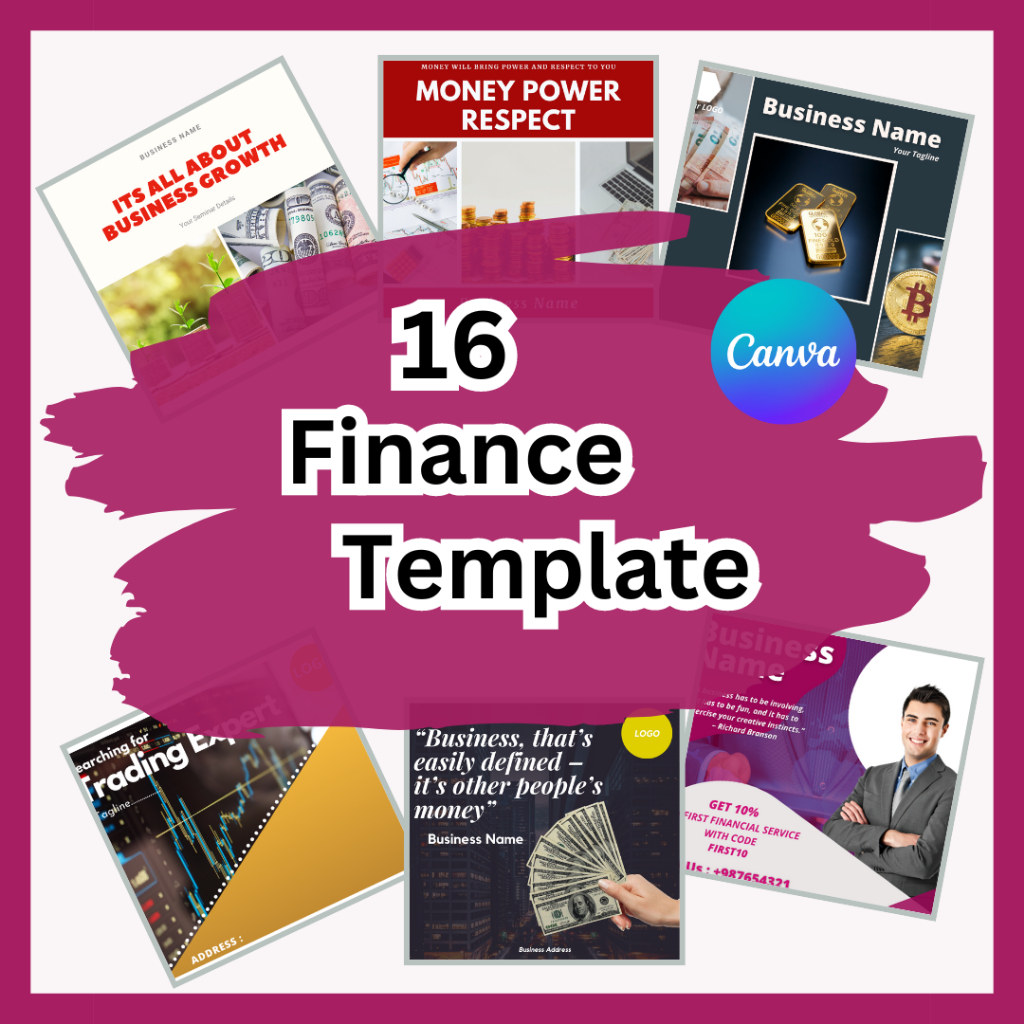 16 Finance Template [Canva Template] | Shopee Malaysia