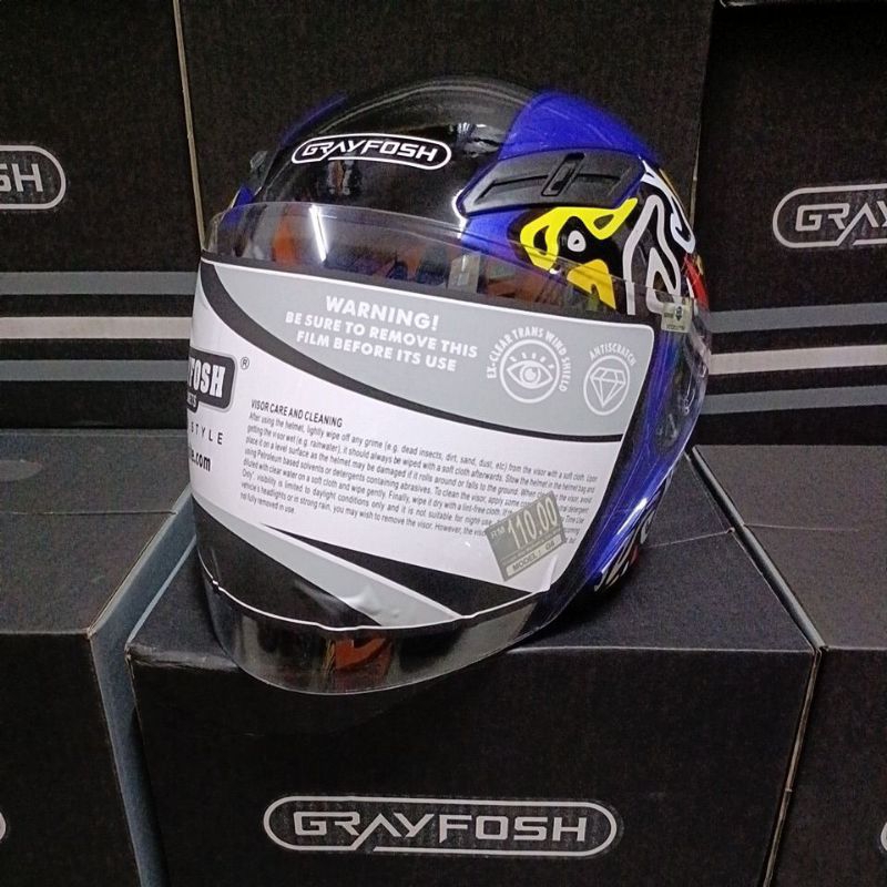 HELMET GRAYFOSH (FOR CHILDREN USE) | Shopee Malaysia