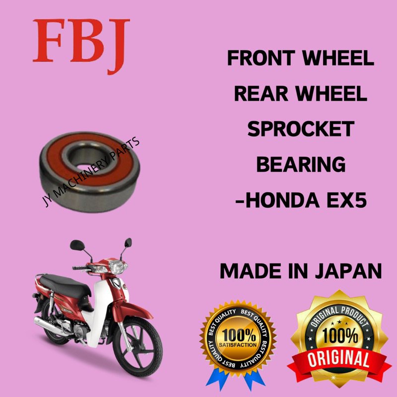 HONDA EX5 FRONT WHEEL BEARING / REAR WHEEL BEARING / SPROCKET BEARING ...