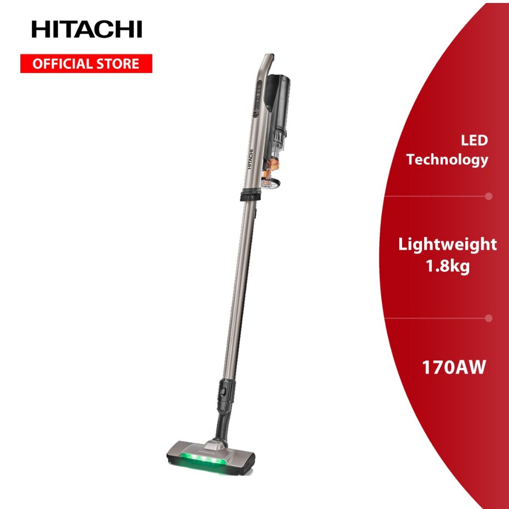 Hitachi Cordless Stick Vacuum Cleaner Lightweight (1.8kg/170AW) PV-XH3M ...