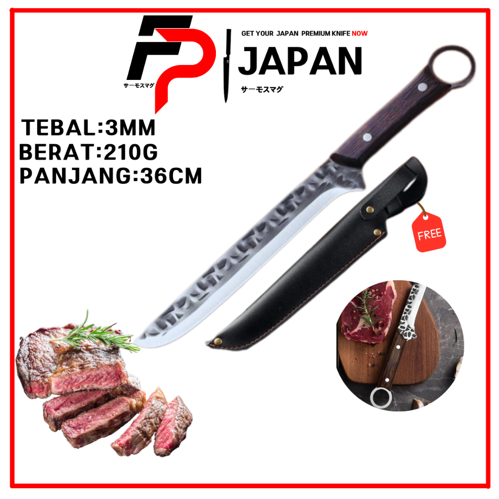 FN13 PISAU JEPUN VIRAL💥 Hand forged stainless steel deboning knife ...