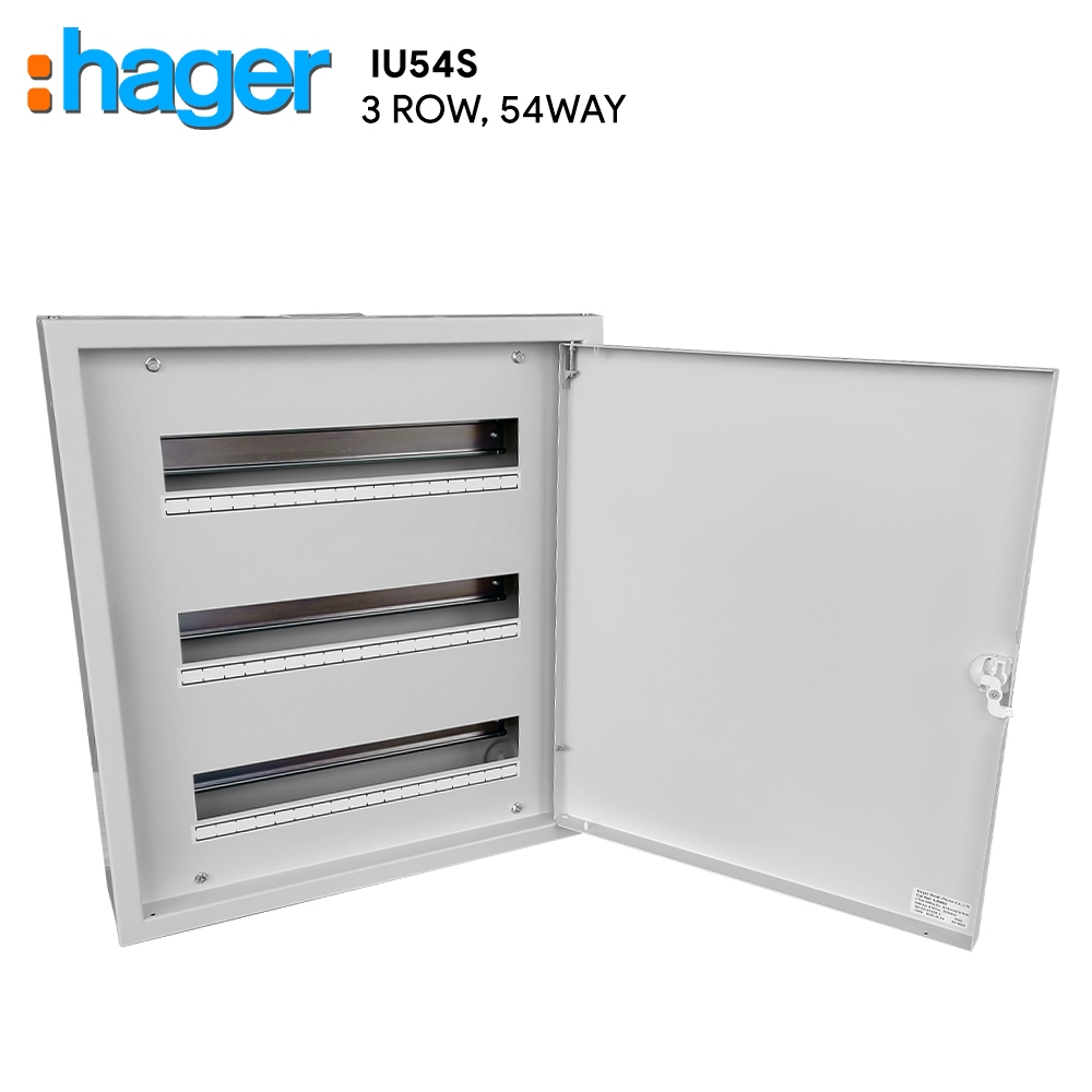 HAGER IU54S METAL ENCLOSURE ( 3 ROWS 54 WAYS ) | Shopee Malaysia
