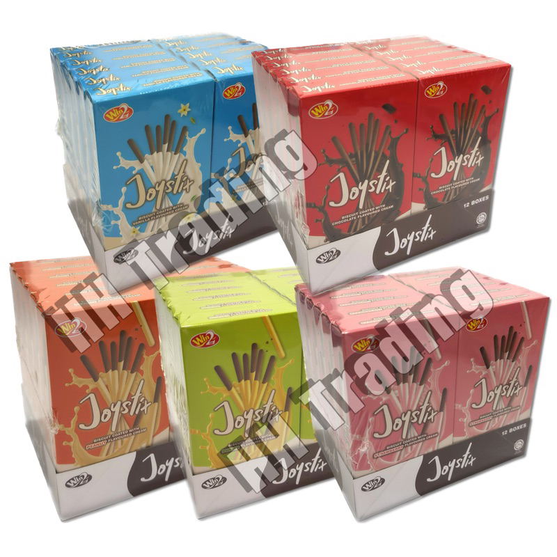 40g x 12’s WIN2 JOYSTIX BISCUIT COATED WITH CHOCOLATE / VANILLA ...
