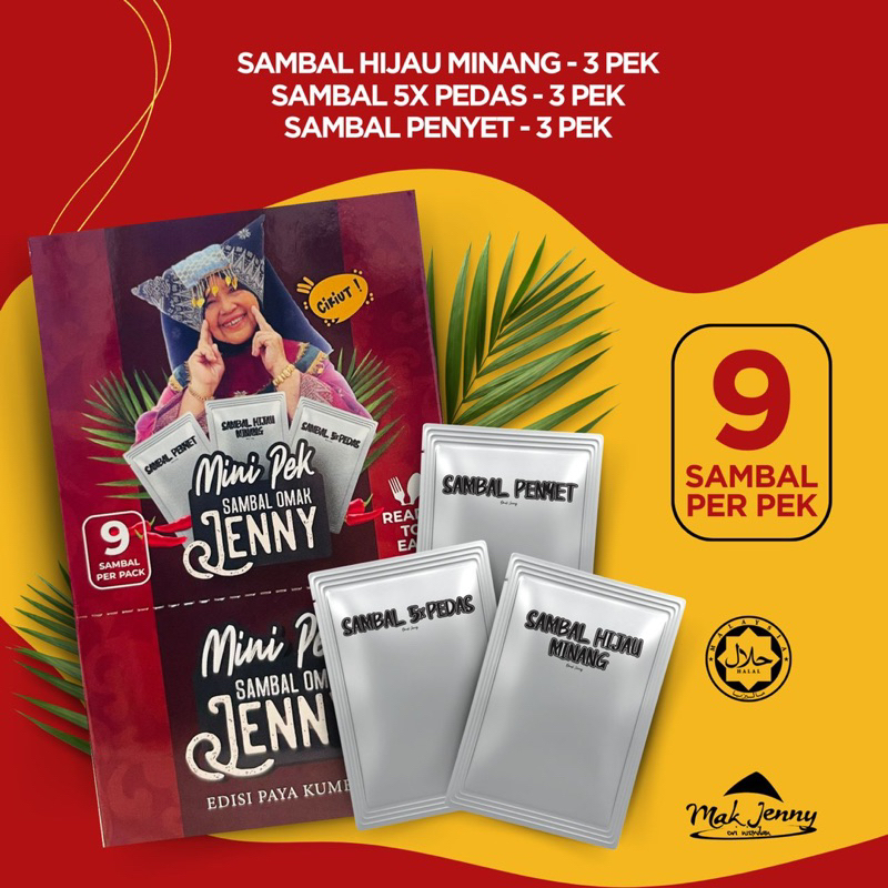 Mini Pek Sambal Omak Jenny Edisi Paya Kumbah | Shopee Malaysia