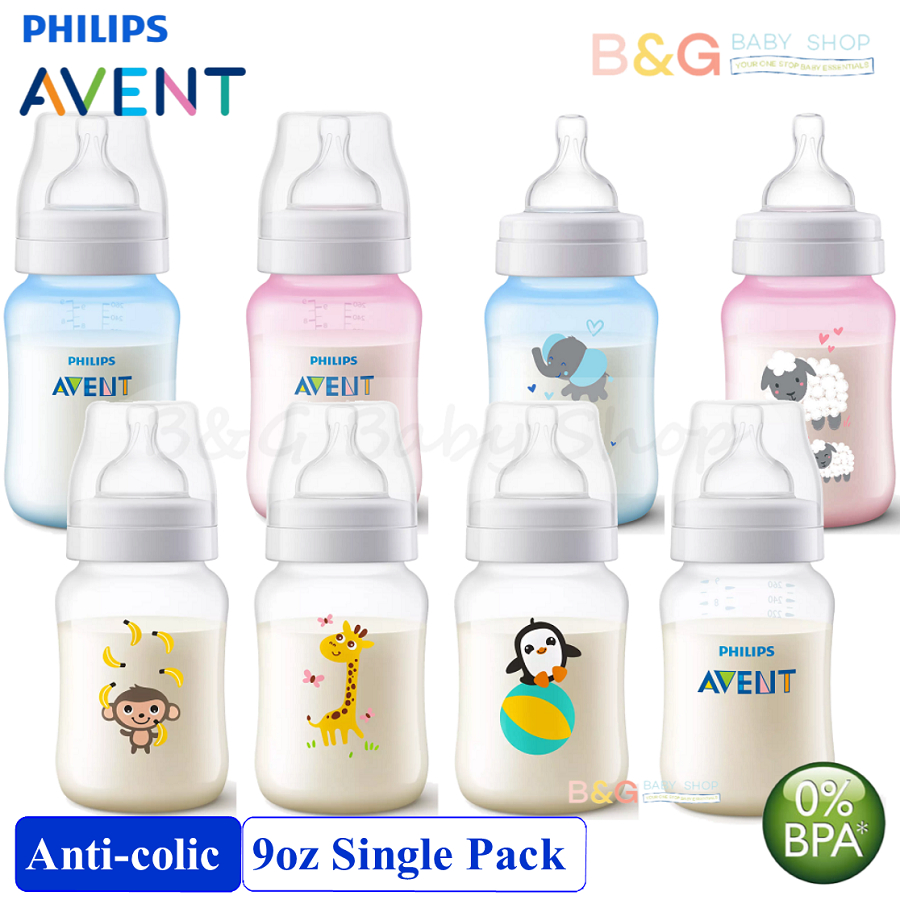 Philips Avent Anti Colic Wide Neck Baby Newborn Milk Feeding Bottle ...