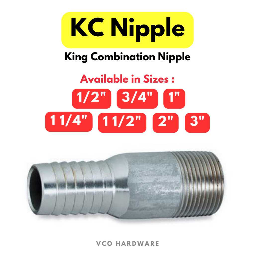 KC Nipple King Combination Nipple / sambung pipe getah / 15mm 20mm 25mm ...