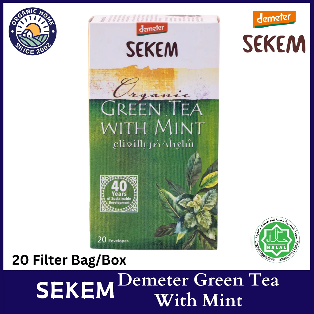 SEKEM DEMETER GREEN TEA WITH MINT / (20 FILTER BAGS/BOX) | Shopee Malaysia