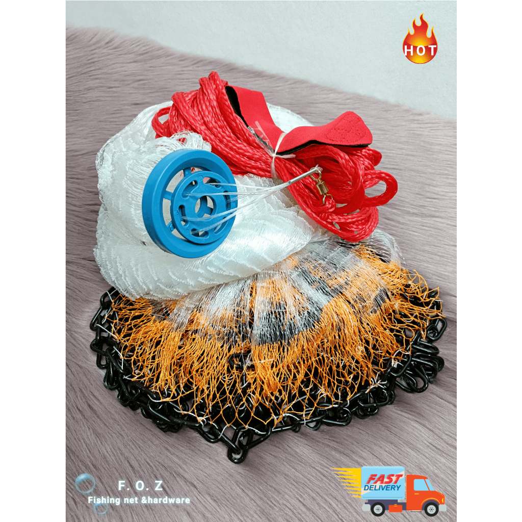 Jala Udang Ikan 0.25mm x 3/4" (20mm) x 5Ft ~> 14Ft | Jala Pukat Tangsi ...