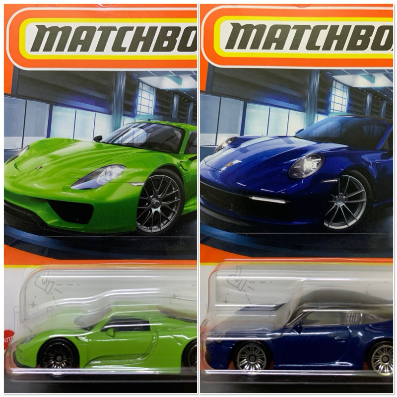 MATCHBOX 2024 PORSCHE 918 SPYDER 911 TARGA 4 not hot wheels | Shopee Malaysia