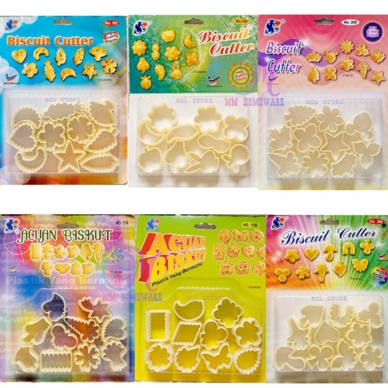 Sin Lian Plastic Acuan Biscuit Cutter Bakeware / Biskut Raya Biskut ...