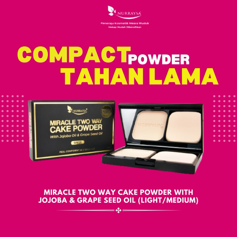 (ORIGINAL HQ) MIRACLE TWO WAY CAKE POWDER | Shopee Malaysia