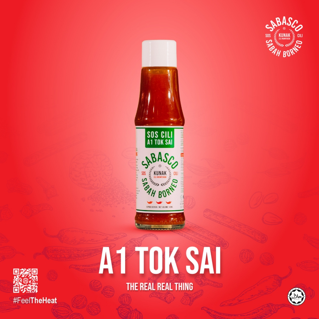 Sabacco Sabah Chilli Sauce - A1 - Tok Sai - 140ml | Shopee Malaysia
