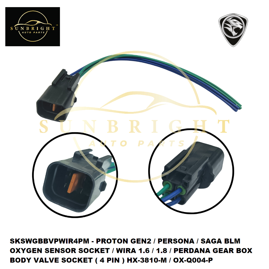 PROTON GEN2 / PERSONA /SAGA BLM SENSOR SOCKET / WIRA 1.6 / 1.8 /PERDANA ...