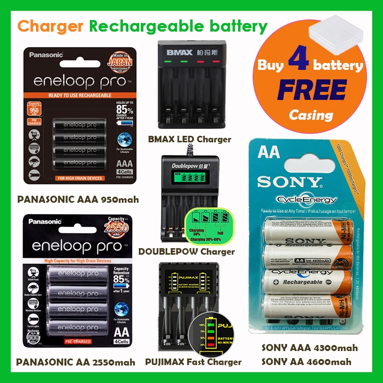 rechargeable battery - Prices and Promotions - Apr 2026 | Shopee Malaysia
