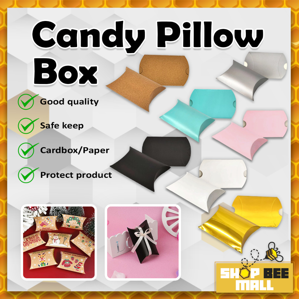 Pillow Candy Box Wedding Party Birthday Favour Goodies Gift Doorgift ...