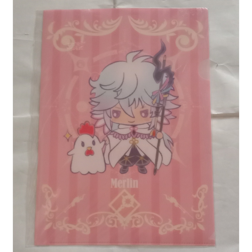 FGO Fate/Grand Order Merlin x Lawson collab A4 size file folder #anime ...