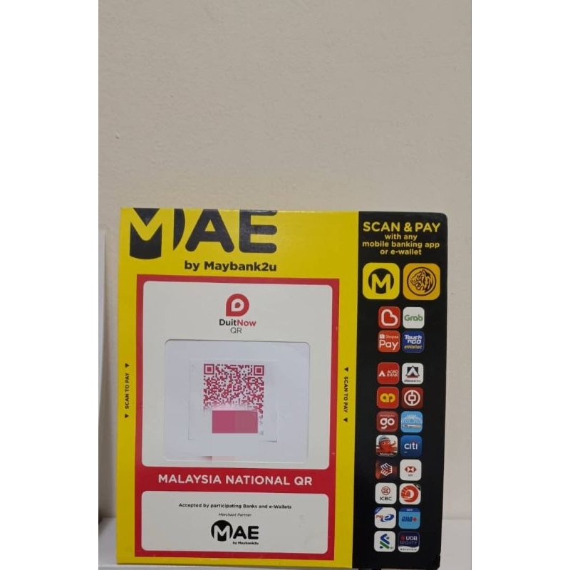 REGISTER MAE QR PAYA MAYBANK FOR BUSINESS USE | Shopee Malaysia