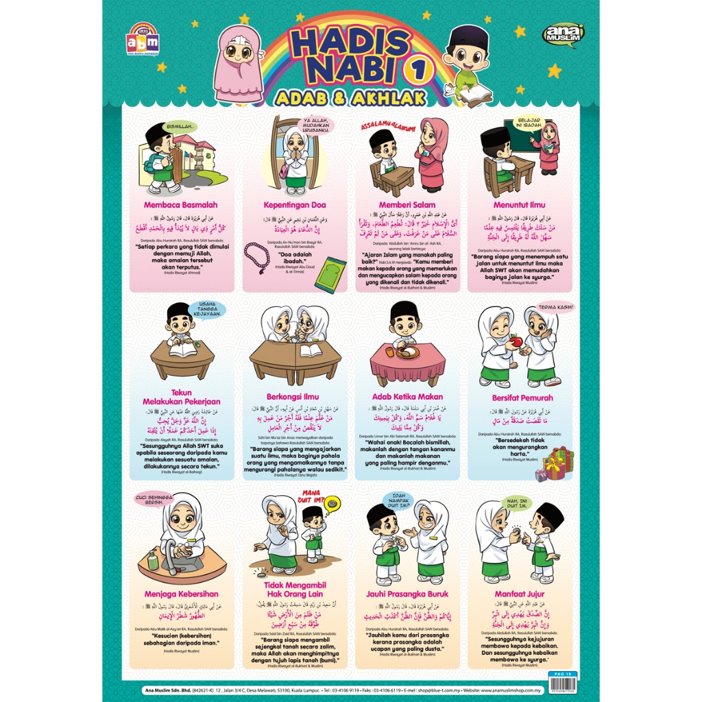 Poster Rukun Islam Ana Muslim Harga Borong - 67 Poster Alat Bantuan ...