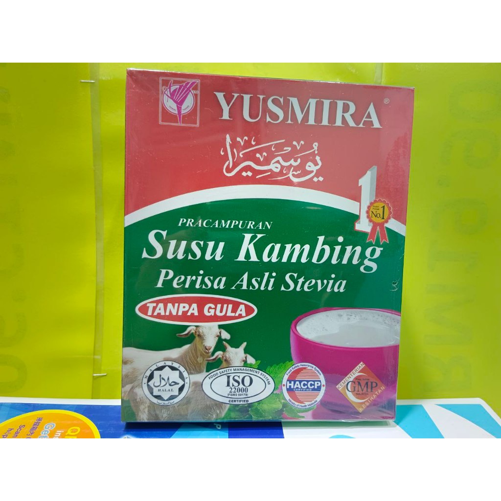 Susu Kambing Perisa Asli Stevia (Tanpa Gula) Yusmira Trading (Kotak) 25 ...