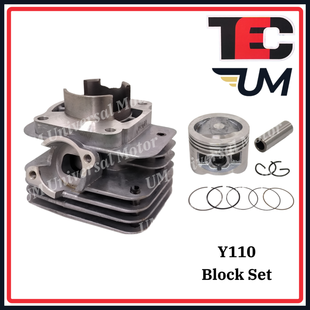 BLOCK SS110 RACING Y 110 SS SS2 Y110 BLOK CYLINDER SET TEC COMPLETE ...