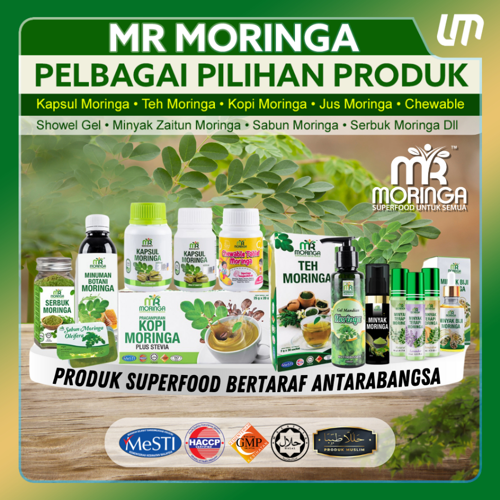 Koleksi Produk Berasaskan Moringa ( Kapsul / Jus / Tablet / Tea / Kopi ...