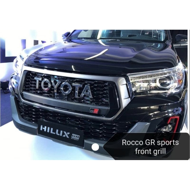 TOYOTA HILUX ROCCO (2019-2021) GR FRONT GRILL ABS | Shopee Malaysia