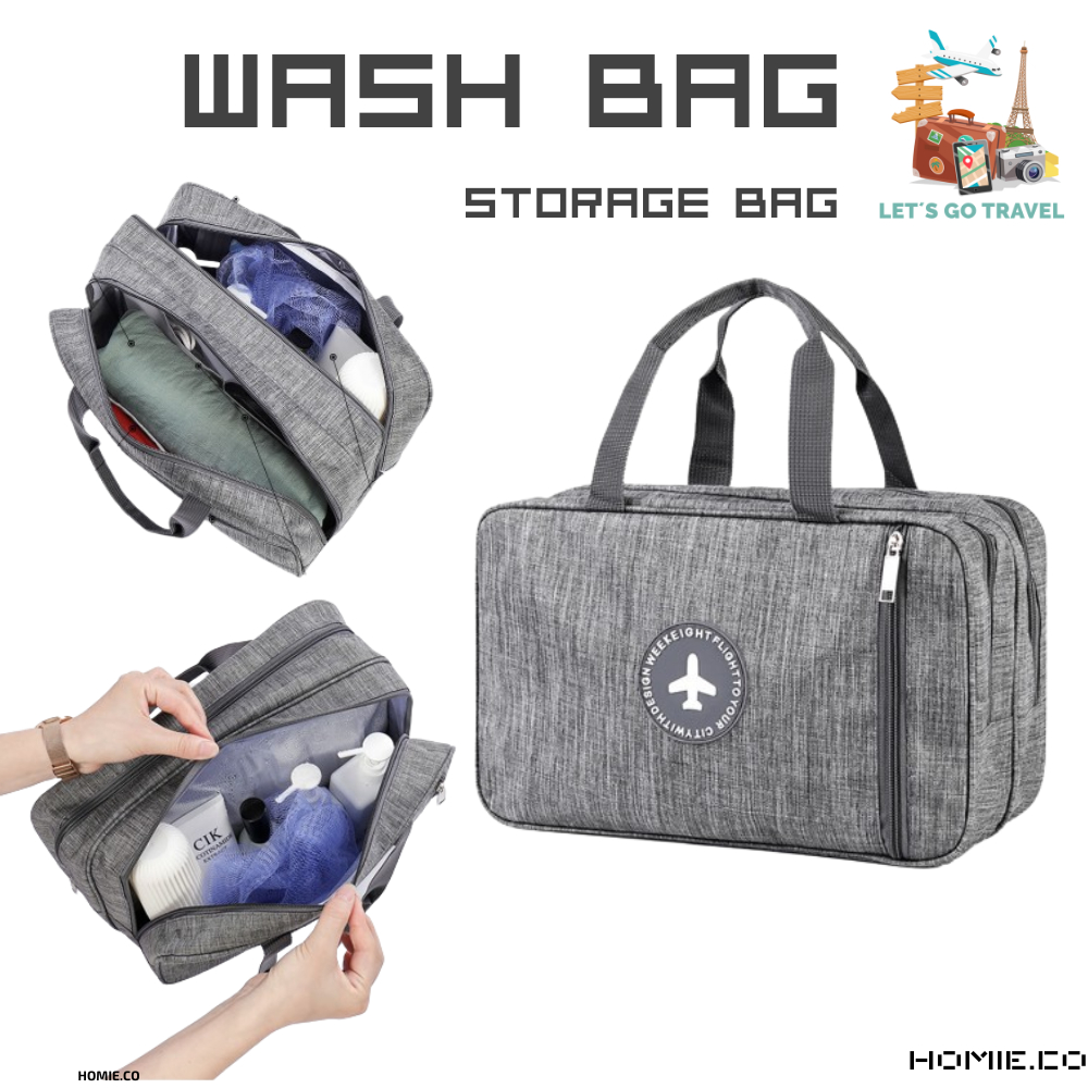 Travel Organizer Toiletries Bag Cosmetic Storage Beg Mini Pouch Makeup ...
