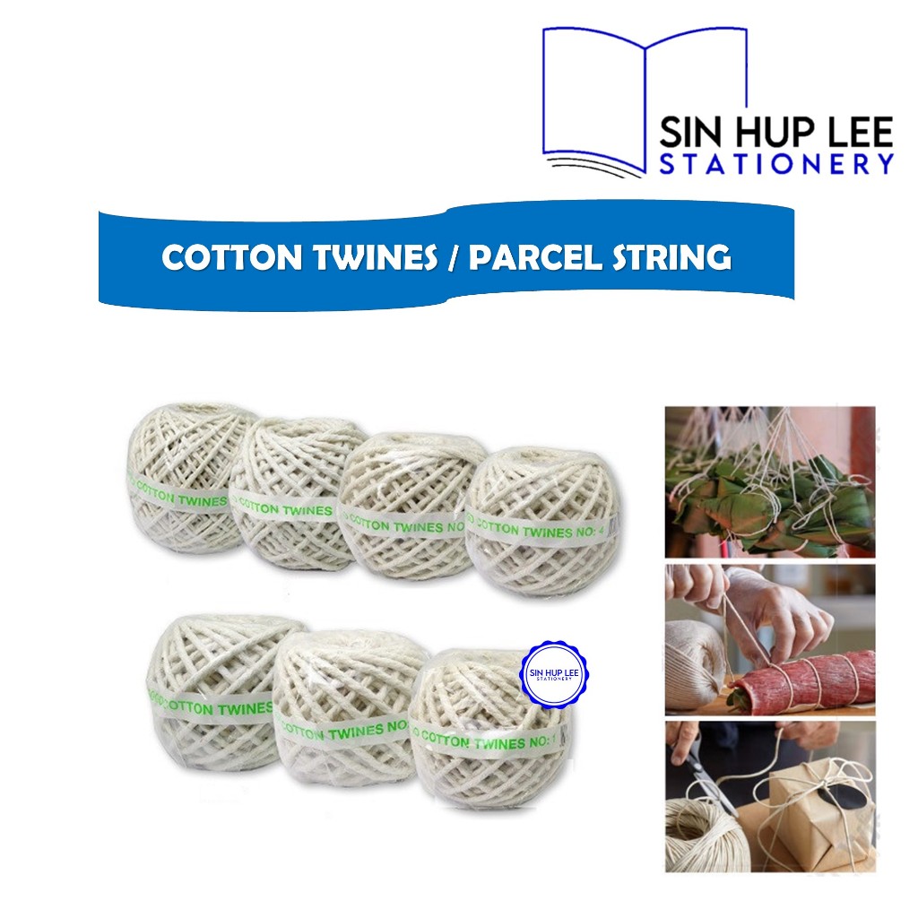 Cotton Twines No 1,2,3,4,5,6,7 / Parcel String / Tali Pos / Tali Parcel ...