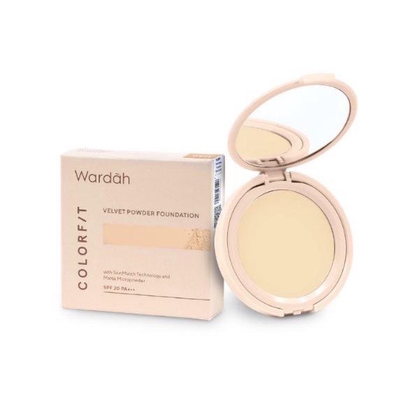 Sale! Wardah Colorfit Velvet Powder Foundation | Shopee Malaysia