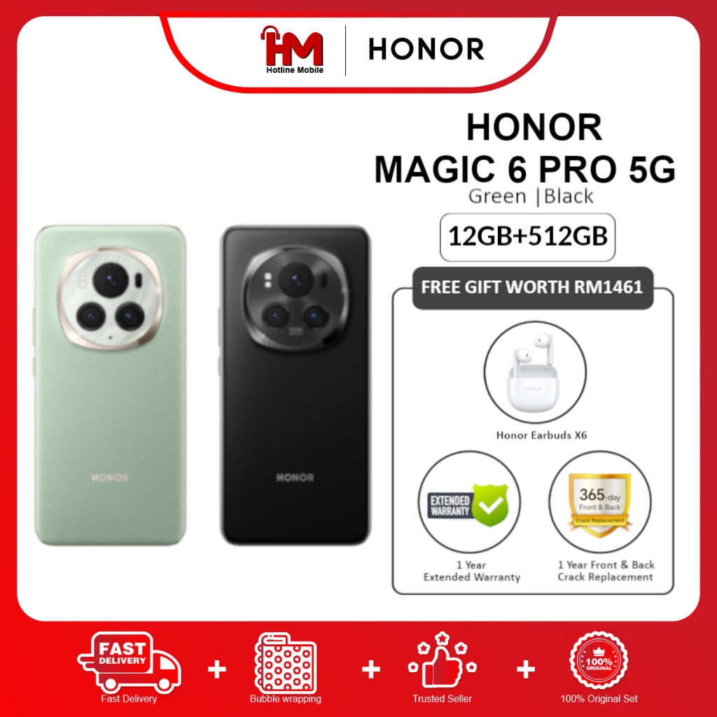 Honor Magic 6 Pro 5g Smartphone 12gb Ram 512gb Rom Origianl Honor