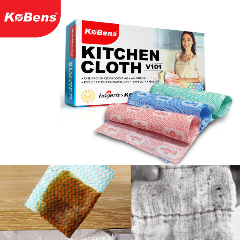 Hagen's High-End Non-Woven Cleaning Cloth Kitchen Dish Towel Disposable ...